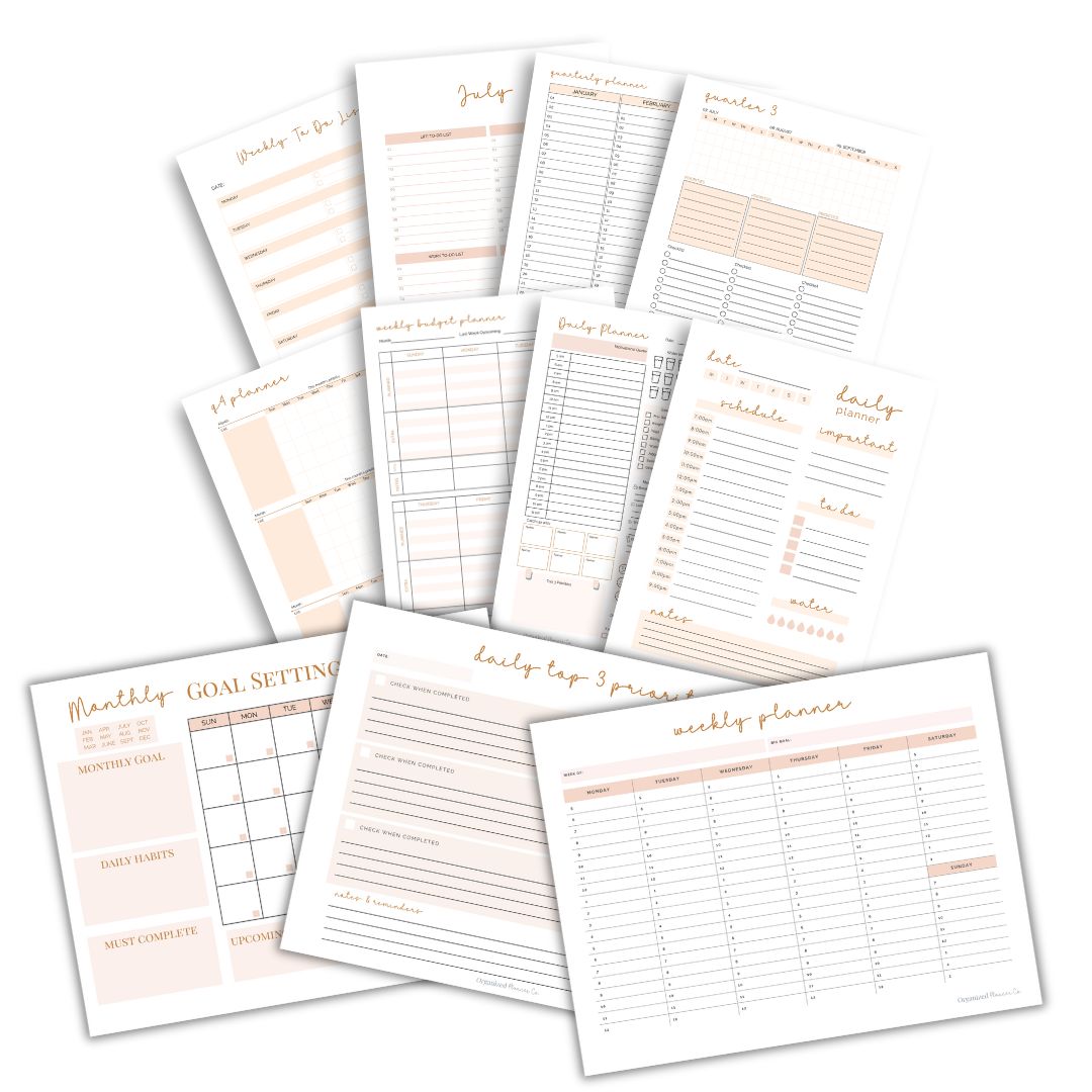 Ultimate Planner Bundle - organizedplannerco.com